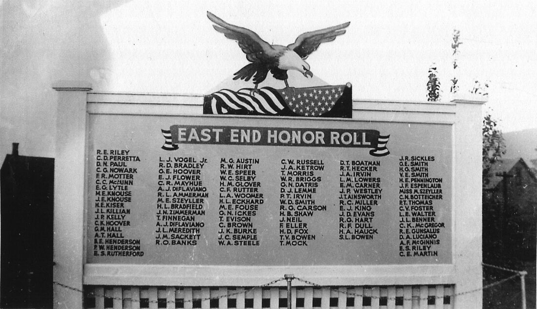 Yesteryear: East End Honor Roll | News, Sports, Jobs - Altoona Mirror